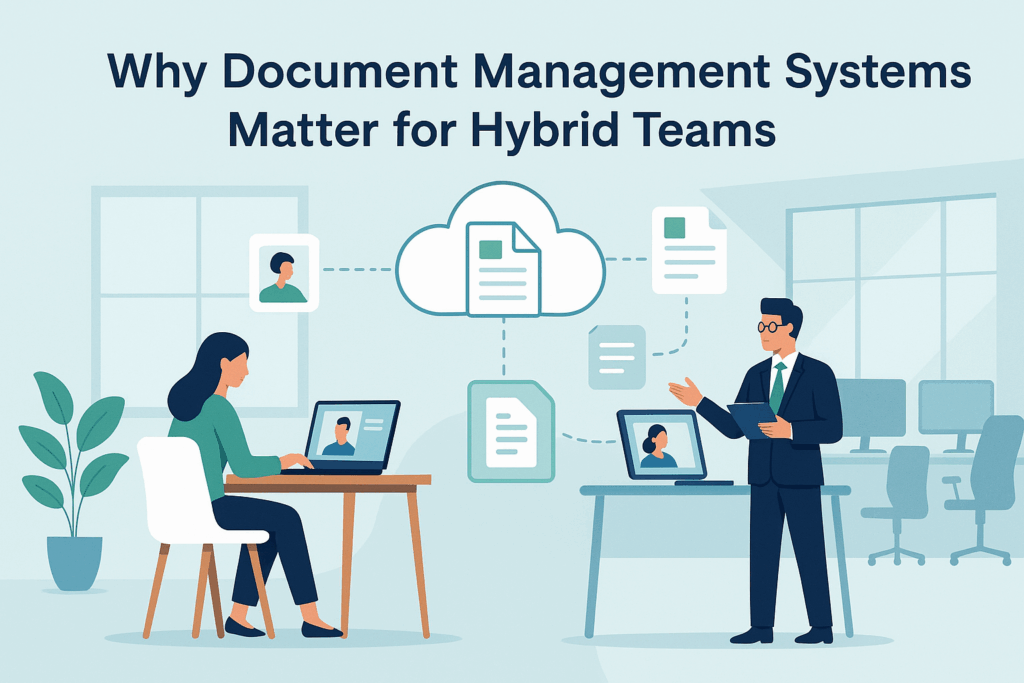 Why Document Management Systems Matter for Hybrid Teams
